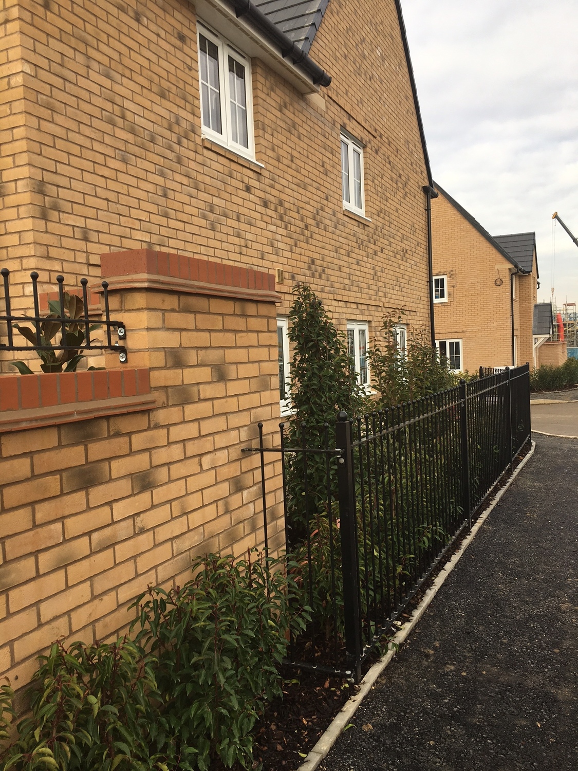 900mm high ball top railing panel | Fencing Direct | Steel Railing ...