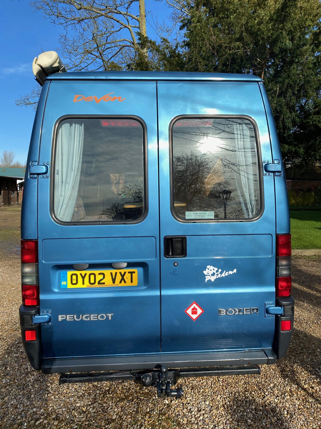 Devon Pasadena Camper Van 2 Berth 2002 Peugeot Boxer 2.5D 64288 Miles ...
