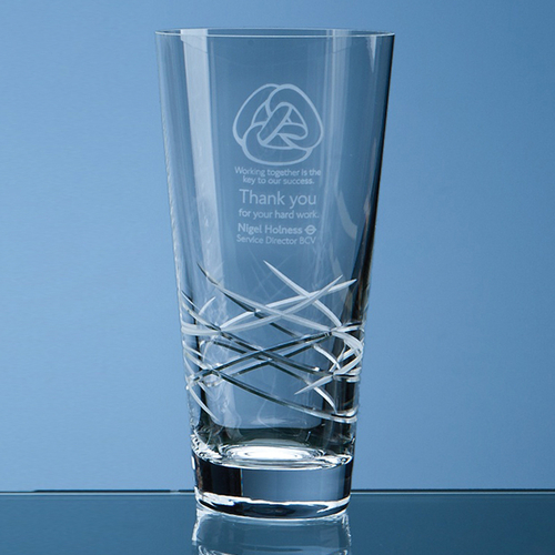 Engraved Glass Vase | Personalised Crystal Bowl | Engraved Crystal Vase