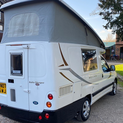 2007 Autosleeper Mezan Motorhome Peugeot Partner 2.0 HDi 2 Berth ...