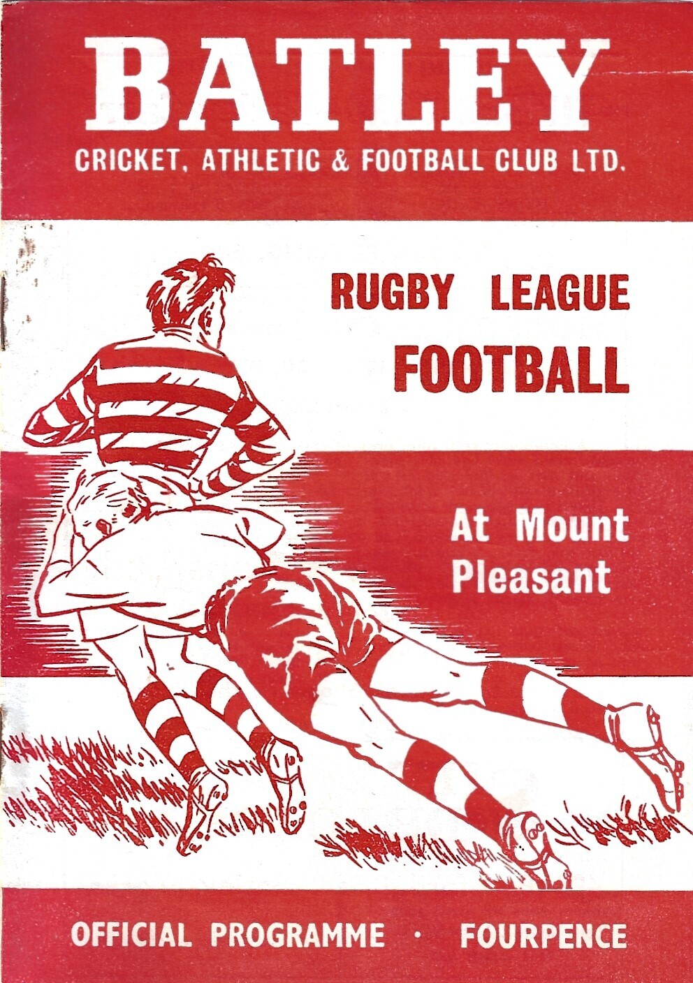 1964/65 Batley v Bradford Northern Rugby League Programme | Bob's ...