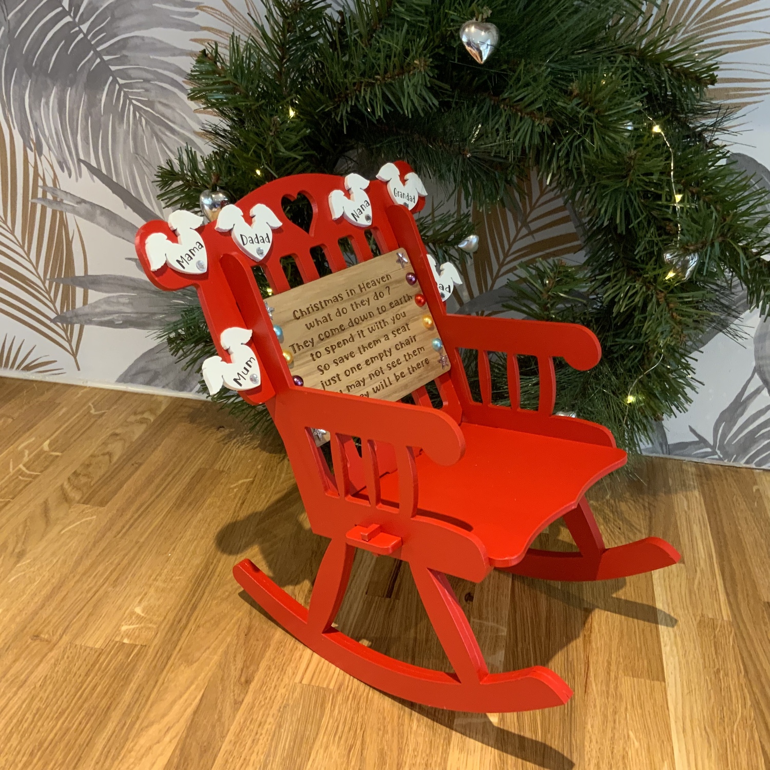 Large Christmas in Heaven Rocking Chair | Crafty Monkey | Sports Medal ...