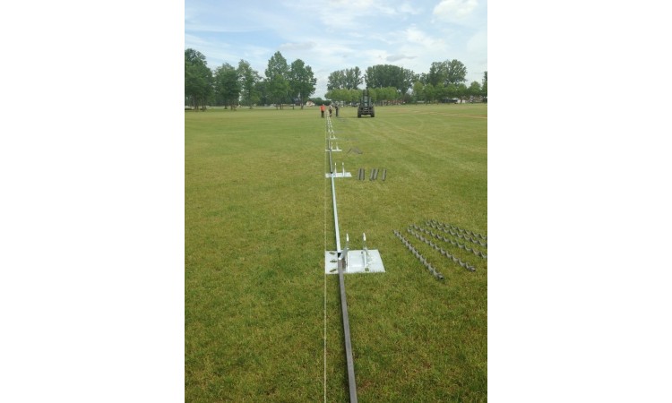 Securing of large temporary structures using bespoke base plates ...