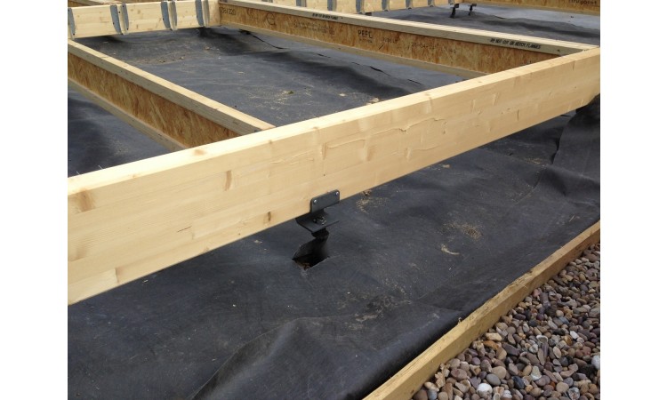 Permanent anchors for log cabins | Spirafix | Ground anchors, screws ...