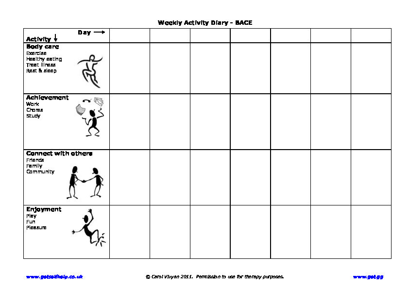 Keeping a BACE Diary | London Psychologist Clinic | Chartered London ...