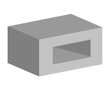 Aluminium Rectangular Box Section- 40mm x 20mm x 2mm- Length 4000mm ...