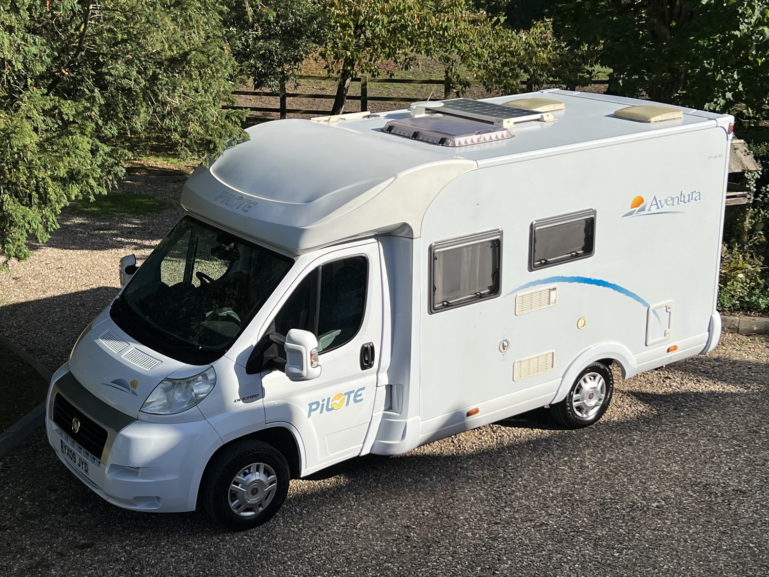 2009 Pilote Aventura P-610 Motorhome Fixed Bed 3 Berth Fiat Ducato ...