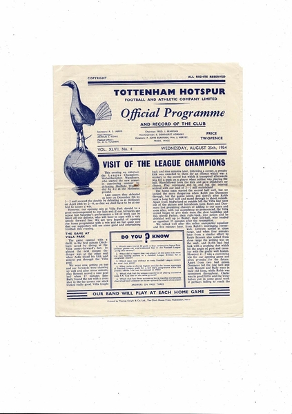 More Football Programmes listed today | Bob's Football Programmes | Buy ...