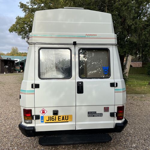 Autohomes Avalon Camper Van 2 Berth 1992 Talbot Express 1905cc Diesel £ ...