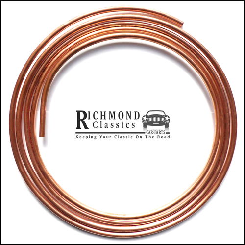 Classic Mini 6mm Diameter - 1/4" Copper Fuel Line / Pipe | Richmond ...