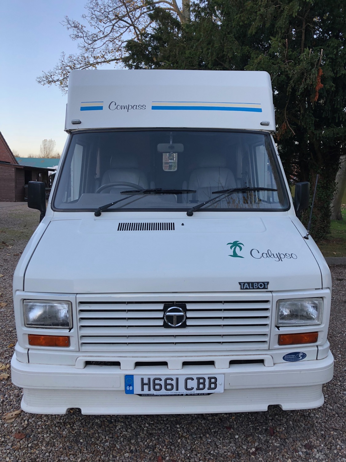 Compass Calypso Motorhome 2 Berth 2.0 Petrol/LPG 1991 Talbot Express ...