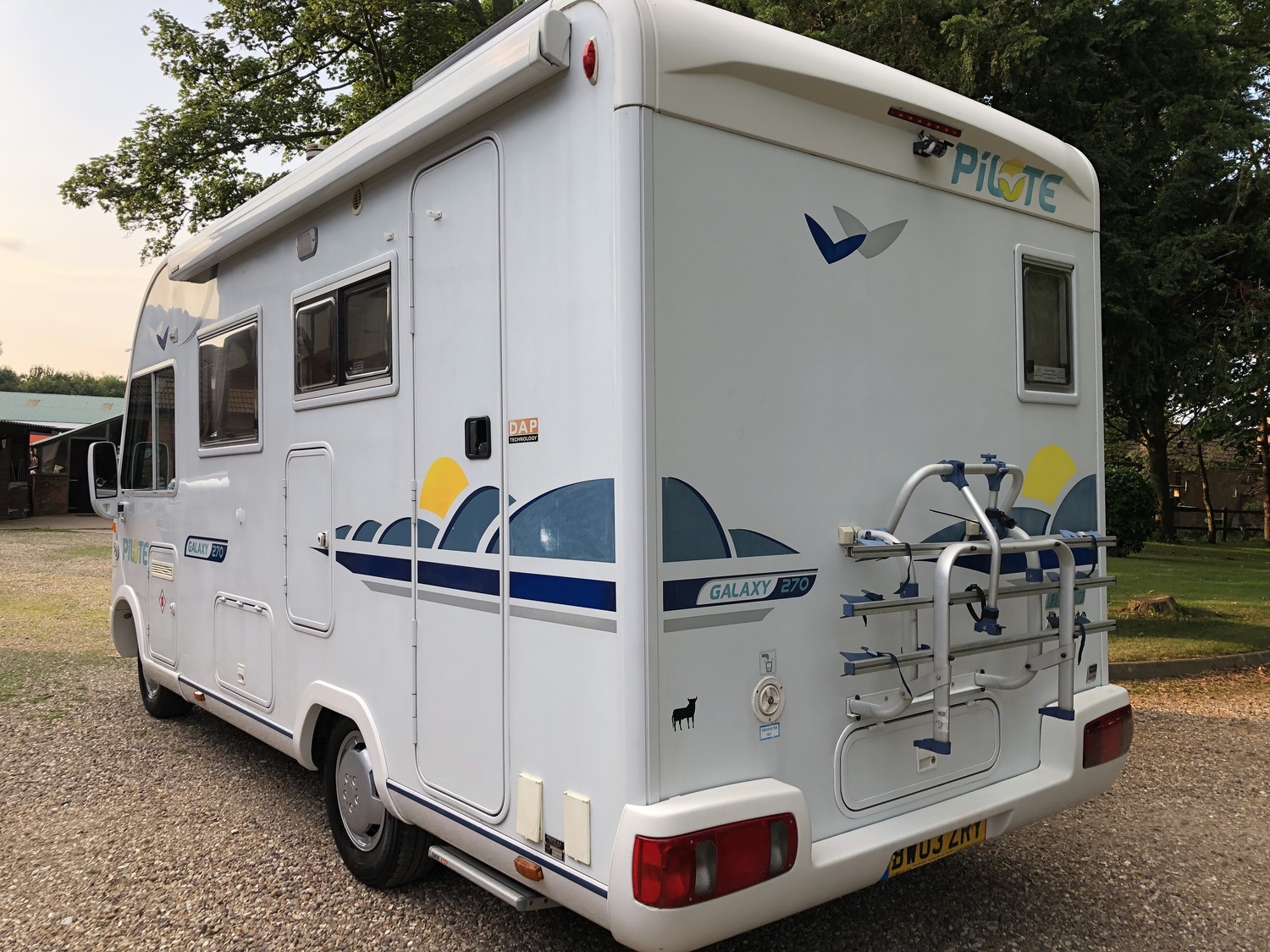 Pilote Galaxy 270 Motorhome 5 Berth Facelift 2003 Fiat Ducato 2.8JTD ...